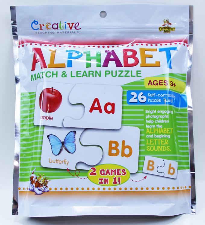 26pcs Alphabet Print Jigsaw Puzzle , Match And Learn Puzzle kids puzzle ... 26pcs Alphabet Print Jigsaw Puzzle , Match And Learn Puzzle kids puzzle ...